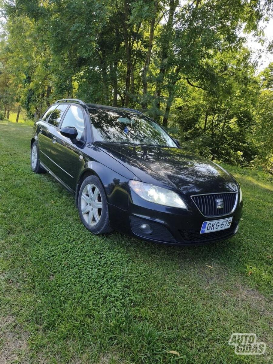 Black SEAT Exeo 2012 in Prienai, with an engine capacity of 2.00 L and mileage of 328 thousand km for 2950 €, photo 3 on AUTOMOTO.COM.LV