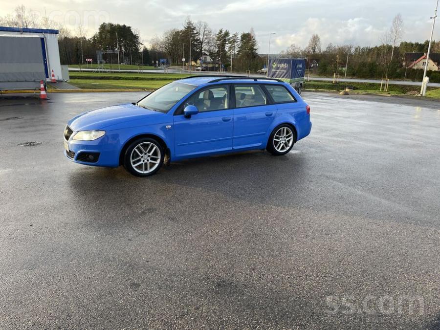 Blue SEAT Exeo 2009 in Riga, with an engine capacity of 2.00 L and mileage of 293 thousand km for 4800 €, photo 2 on AUTOMOTO.COM.LV