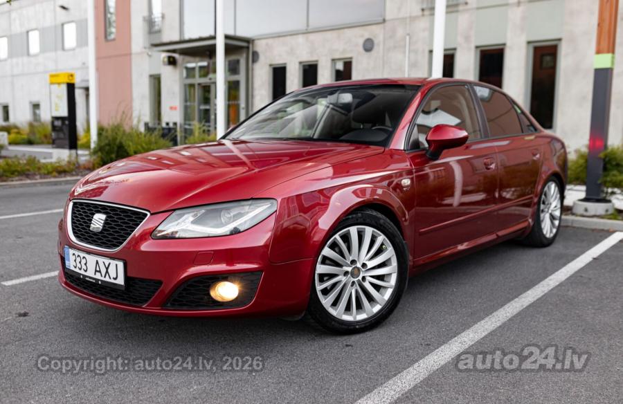 Red SEAT Exeo 2012 in Tallinn, with an engine capacity of 2.00 L and mileage of 181 thousand km for 4999 €, photo 1 on AUTOMOTO.COM.LV