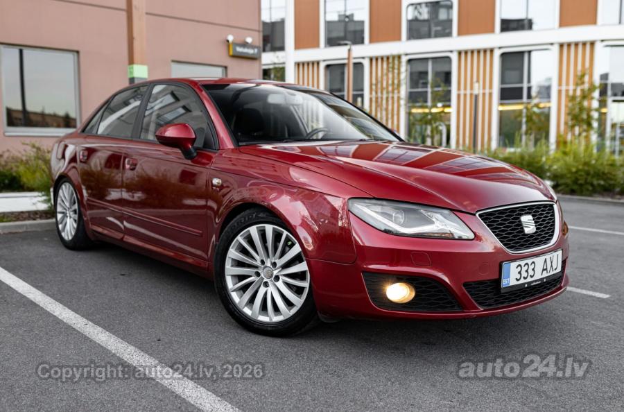 Red SEAT Exeo 2012 in Tallinn, with an engine capacity of 2.00 L and mileage of 181 thousand km for 4999 €, photo 4 on AUTOMOTO.COM.LV