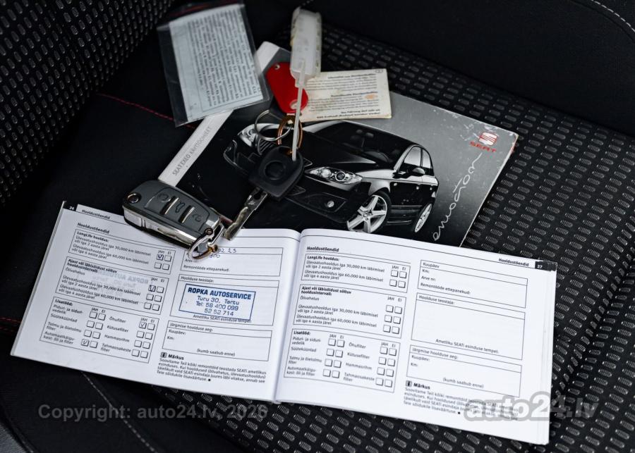 Red SEAT Exeo 2012 in Tallinn, with an engine capacity of 2.00 L and mileage of 181 thousand km for 4999 €, photo 22 on AUTOMOTO.COM.LV