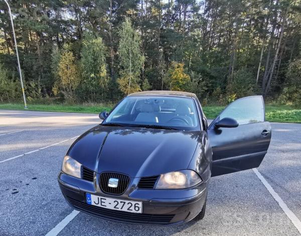 Melns SEAT Ibiza 2003 Rīga, ar dzinēja tilpumu 1.40 L un nobraukumu 0 tūkst. km par 1300 €, foto 9 vietnē AUTOMOTO.COM.LV