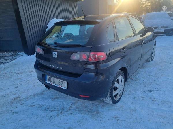 Melns SEAT Ibiza 2007 Kauņa, ar dzinēja tilpumu 1.90 L un nobraukumu 275 tūkst. km par 950 €, foto 2 vietnē AUTOMOTO.COM.LV