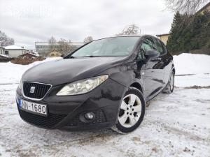 Black SEAT Ibiza 2008 in Riga, with an engine capacity of 1.90 L and mileage of 282 thousand km for 3250 €, photo  on AUTOMOTO.COM.LV