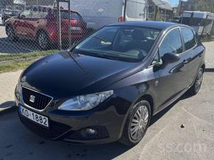 Black SEAT Ibiza 2008 in Riga, with an engine capacity of 1.90 L and mileage of 246 thousand km for 2100 €, photo  on AUTOMOTO.COM.LV