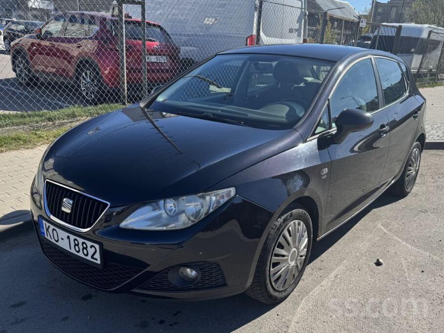Black SEAT Ibiza 2008 in Riga, with an engine capacity of 1.90 L and mileage of 246 thousand km for 2100 €, photo 1 on AUTOMOTO.COM.LV