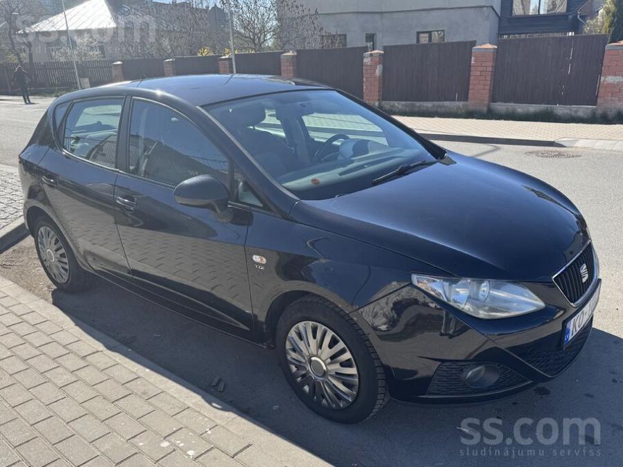 Black SEAT Ibiza 2008 in Riga, with an engine capacity of 1.90 L and mileage of 246 thousand km for 2100 €, photo 3 on AUTOMOTO.COM.LV