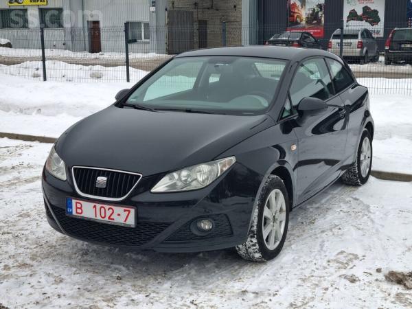 Melns SEAT Ibiza 2009 Ogre, ar dzinēja tilpumu 1.60 L un nobraukumu 255 tūkst. km par 4450 €, foto 1 vietnē AUTOMOTO.COM.LV