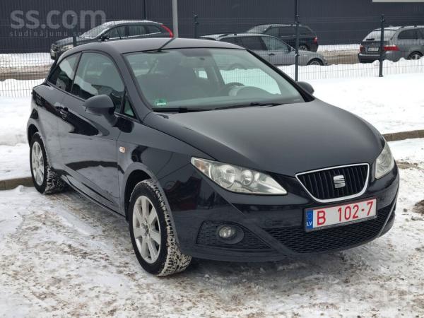 Melns SEAT Ibiza 2009 Ogre, ar dzinēja tilpumu 1.60 L un nobraukumu 255 tūkst. km par 4450 €, foto 3 vietnē AUTOMOTO.COM.LV