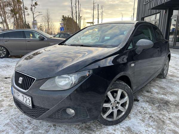 Melns SEAT Ibiza 2009 Kauņa, ar dzinēja tilpumu 1.40 L un nobraukumu 240 tūkst. km par 1590 €, foto 1 vietnē AUTOMOTO.COM.LV