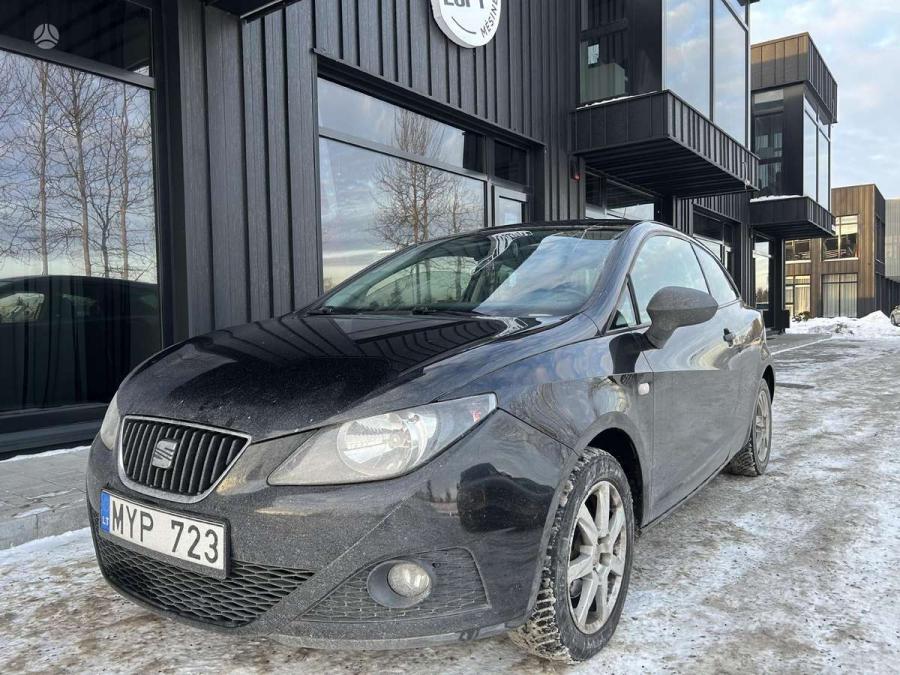 Melns SEAT Ibiza 2009 Kauņa, ar dzinēja tilpumu 1.40 L un nobraukumu 240 tūkst. km par 1590 €, foto 2 vietnē AUTOMOTO.COM.LV