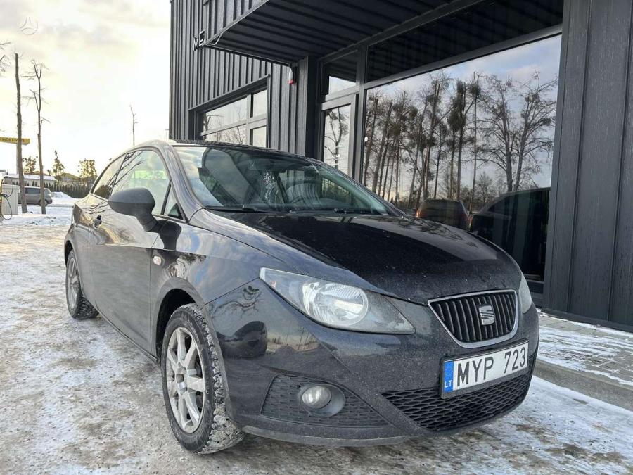 Melns SEAT Ibiza 2009 Kauņa, ar dzinēja tilpumu 1.40 L un nobraukumu 240 tūkst. km par 1590 €, foto 6 vietnē AUTOMOTO.COM.LV
