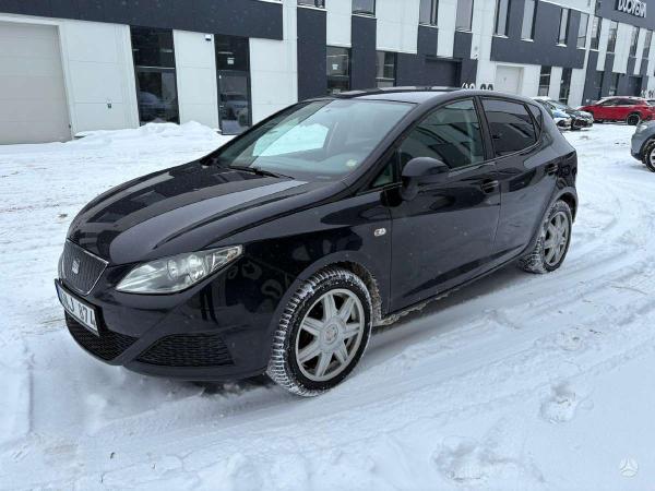 Black SEAT Ibiza 2009 in Vilnius, with an engine capacity of 1.42 L and mileage of 287 thousand km for 1600 €, photo 1 on AUTOMOTO.COM.LV
