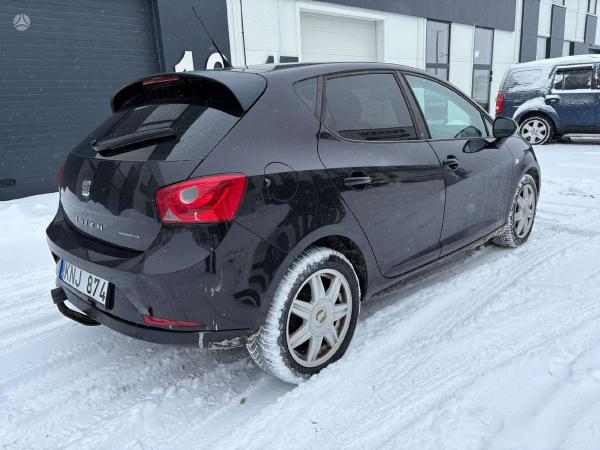 Black SEAT Ibiza 2009 in Vilnius, with an engine capacity of 1.42 L and mileage of 287 thousand km for 1600 €, photo 5 on AUTOMOTO.COM.LV