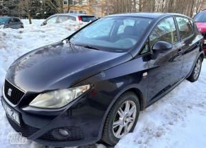 Black SEAT Ibiza 2009 in Panevezys, with an engine capacity of 1.90 L and mileage of 287 thousand km for 1450 €, photo  on AUTOMOTO.COM.LV