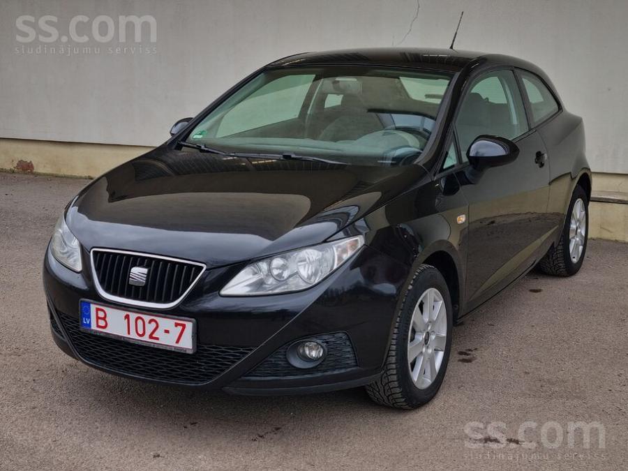 Melns SEAT Ibiza 2009 Ogre, ar dzinēja tilpumu 1.60 L un nobraukumu 255 tūkst. km par 3850 €, foto 1 vietnē AUTOMOTO.COM.LV