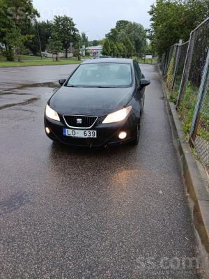 Black SEAT Ibiza 2009 in Riga, with an engine capacity of 1.90 L and mileage of 270 thousand km for 2000 €, photo  on AUTOMOTO.COM.LV