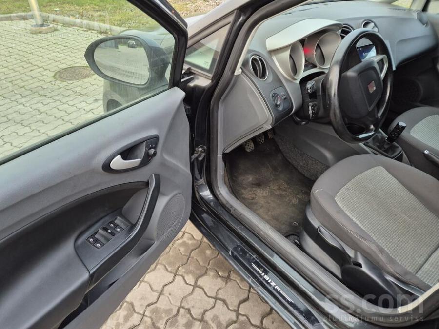Melns SEAT Ibiza 2010 Liepāja, ar dzinēja tilpumu 1.20 L un nobraukumu 149 tūkst. km par 3350 €, foto 8 vietnē AUTOMOTO.COM.LV