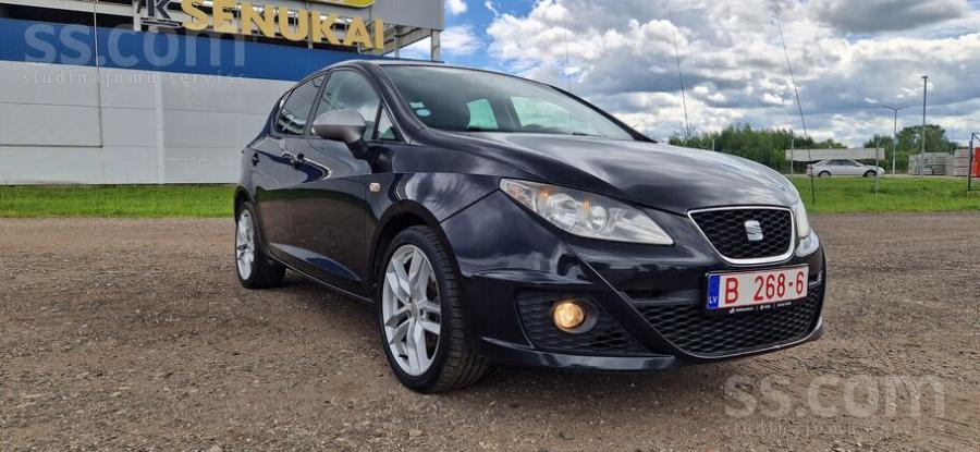 Melns SEAT Ibiza 2010 Daugavpils, ar dzinēja tilpumu 1.40 L un nobraukumu 159 tūkst. km par 5550 €, foto 4 vietnē AUTOMOTO.COM.LV