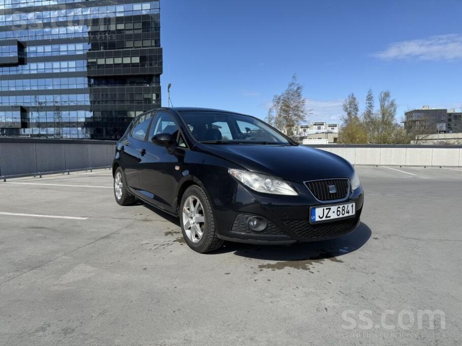 Melns SEAT Ibiza 2010 Rīga, ar dzinēja tilpumu 1.60 L un nobraukumu 227 tūkst. km par 1999 €, foto 1 vietnē AUTOMOTO.COM.LV