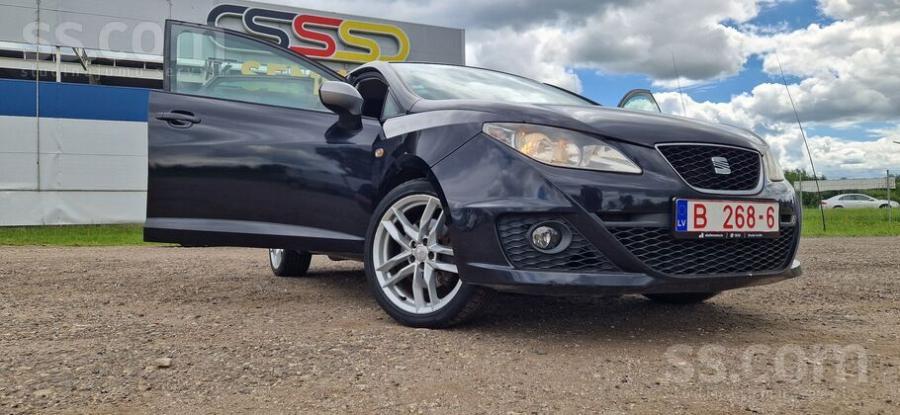 Melns SEAT Ibiza 2010 Daugavpils, ar dzinēja tilpumu 1.40 L un nobraukumu 159 tūkst. km par 5550 €, foto 34 vietnē AUTOMOTO.COM.LV