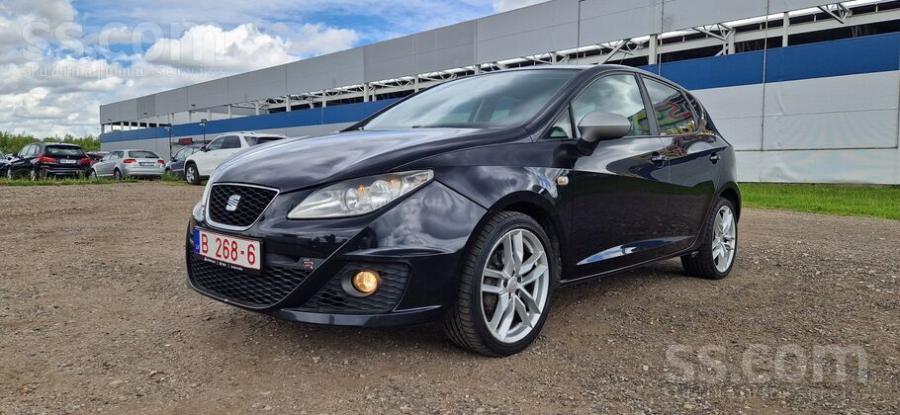 Melns SEAT Ibiza 2010 Daugavpils, ar dzinēja tilpumu 1.40 L un nobraukumu 159 tūkst. km par 5550 €, foto 1 vietnē AUTOMOTO.COM.LV