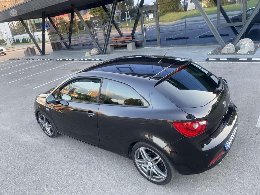Melns SEAT Ibiza 2010 Kauņa, ar dzinēja tilpumu 1.39 L un nobraukumu 148 tūkst. km par 6090 €, foto 12 vietnē AUTOMOTO.COM.LV