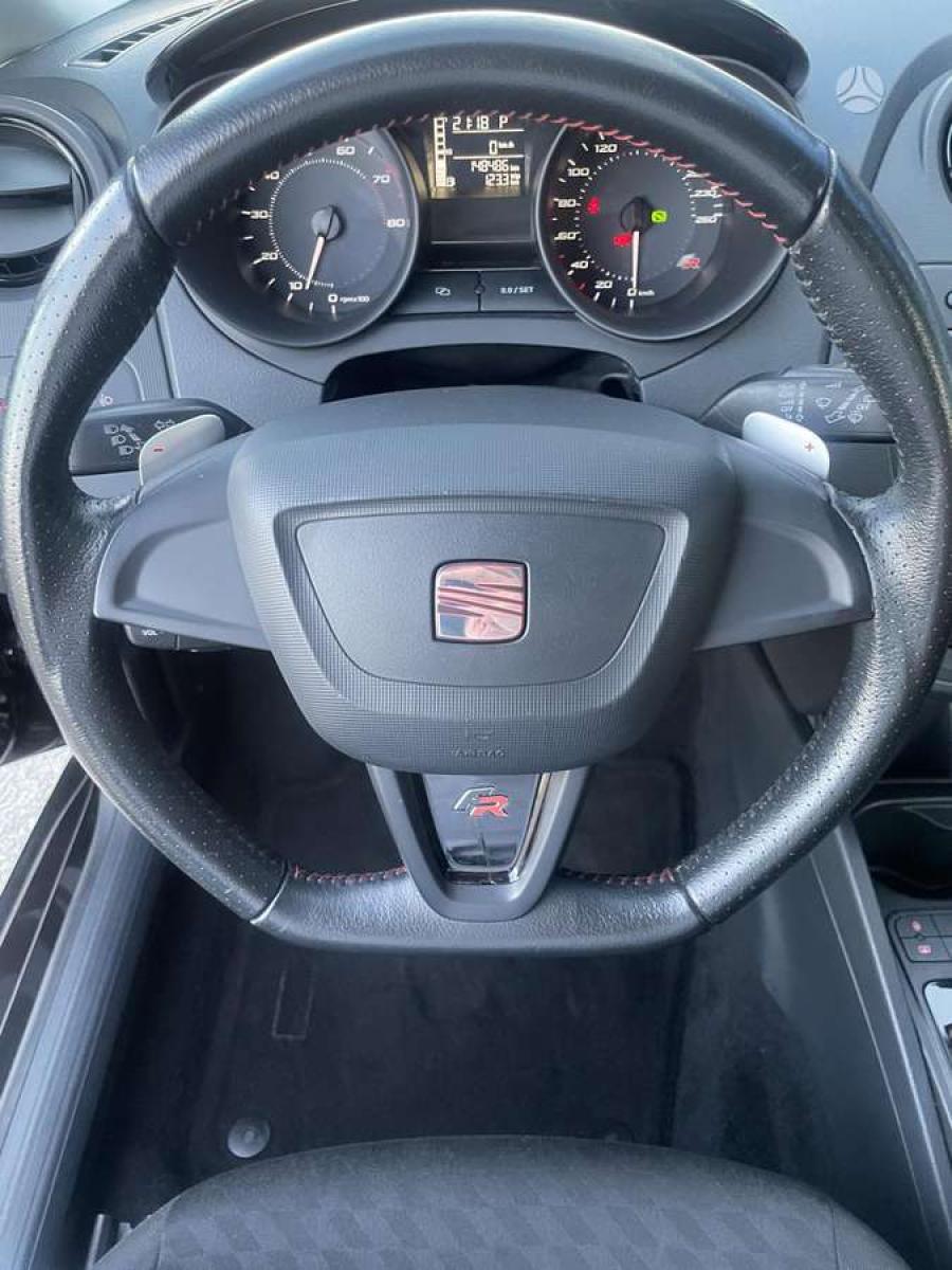 Melns SEAT Ibiza 2010 Kauņa, ar dzinēja tilpumu 1.39 L un nobraukumu 148 tūkst. km par 6090 €, foto 22 vietnē AUTOMOTO.COM.LV