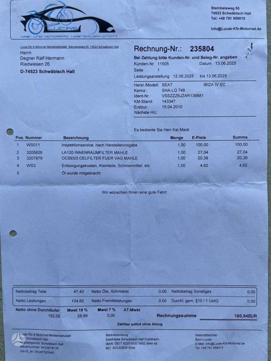 Melns SEAT Ibiza 2010 Kauņa, ar dzinēja tilpumu 1.39 L un nobraukumu 148 tūkst. km par 6090 €, foto 37 vietnē AUTOMOTO.COM.LV