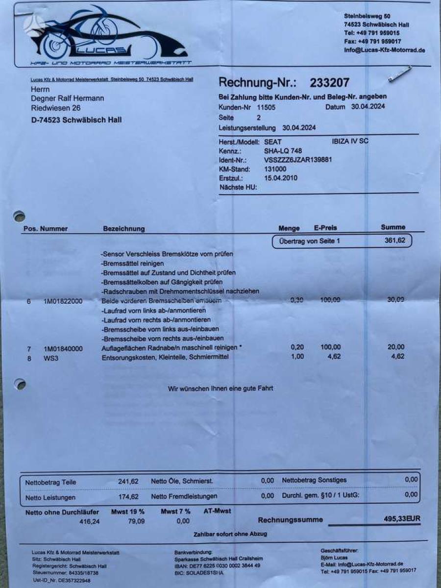 Melns SEAT Ibiza 2010 Kauņa, ar dzinēja tilpumu 1.39 L un nobraukumu 148 tūkst. km par 6090 €, foto 38 vietnē AUTOMOTO.COM.LV
