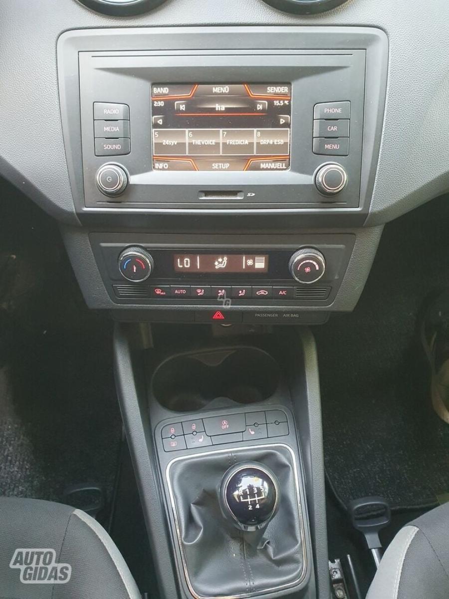 Melns SEAT Ibiza 2016 Kauņa, ar dzinēja tilpumu 1.40 L un nobraukumu 266 tūkst. km par 3950 €, foto 12 vietnē AUTOMOTO.COM.LV