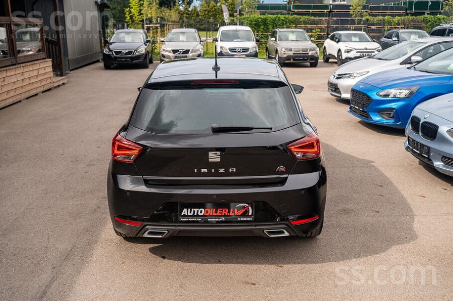 Black SEAT Ibiza 2018 in Riga, with an engine capacity of 1.00 L and mileage of 0 thousand km for 8890 €, photo 18 on AUTOMOTO.COM.LV