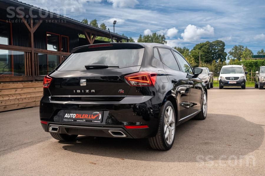 Black SEAT Ibiza 2018 in Riga, with an engine capacity of 1.00 L and mileage of 0 thousand km for 8890 €, photo 19 on AUTOMOTO.COM.LV