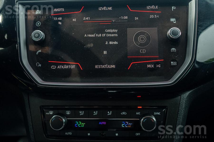 Black SEAT Ibiza 2018 in Riga, with an engine capacity of 1.00 L and mileage of 0 thousand km for 8890 €, photo 23 on AUTOMOTO.COM.LV