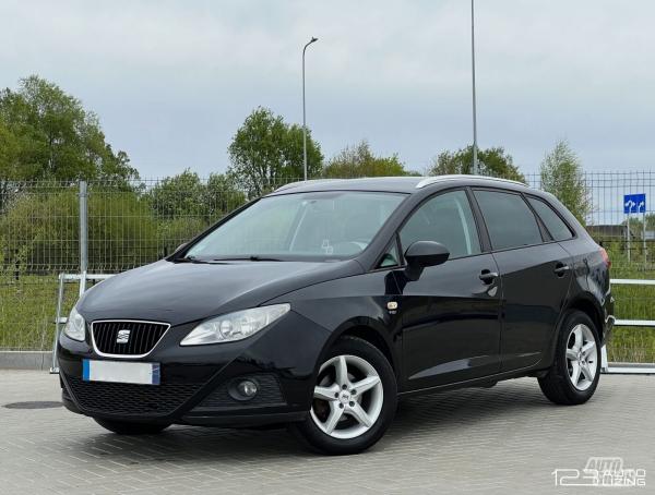 Black SEAT Ibiza 2010 in Taurage, with an engine capacity of 1.20 L and mileage of 281 thousand km for 3450 €, photo 1 on AUTOMOTO.COM.LV