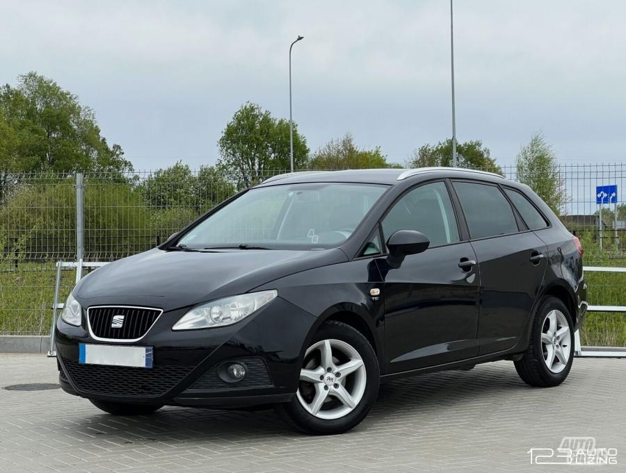 Black SEAT Ibiza 2010 in Taurage, with an engine capacity of 1.20 L and mileage of 281 thousand km for 3450 €, photo 1 on AUTOMOTO.COM.LV