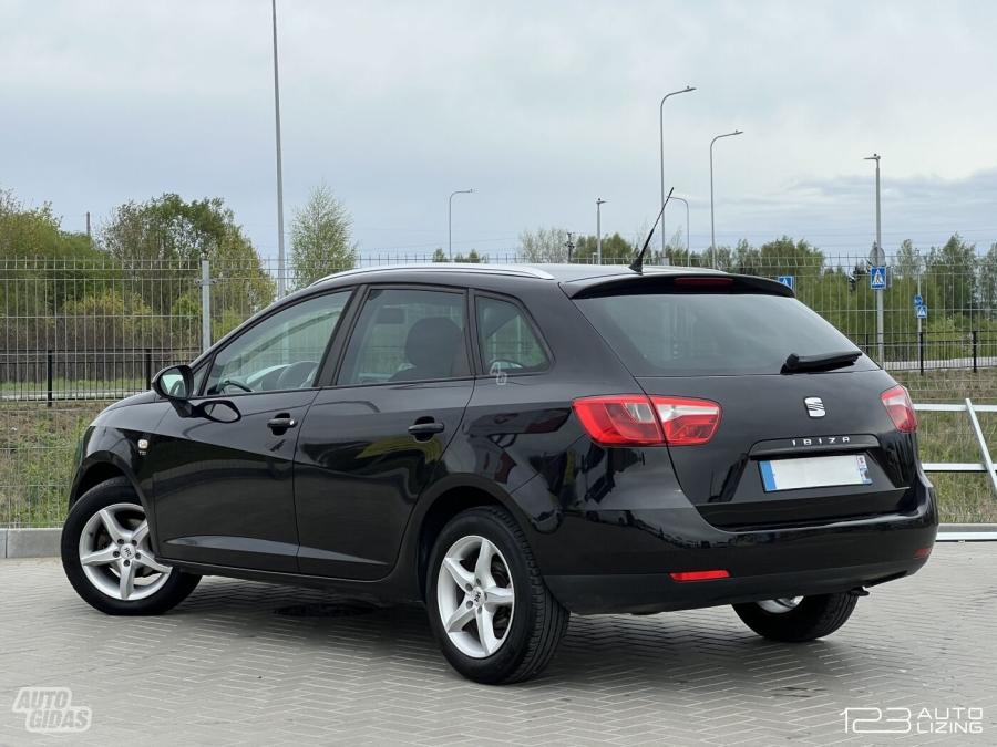 Black SEAT Ibiza 2010 in Taurage, with an engine capacity of 1.20 L and mileage of 281 thousand km for 3450 €, photo 6 on AUTOMOTO.COM.LV