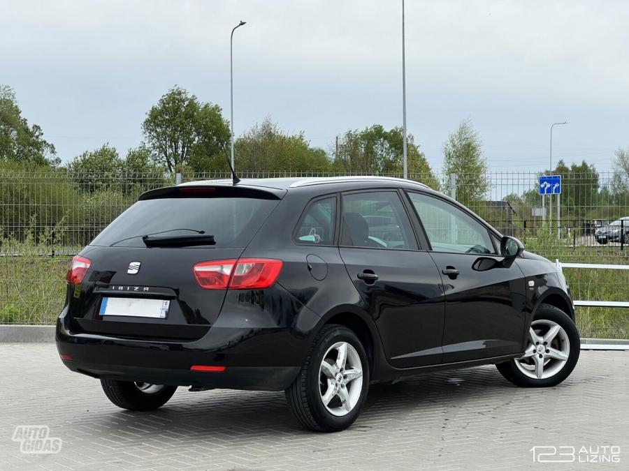 Black SEAT Ibiza 2010 in Taurage, with an engine capacity of 1.20 L and mileage of 281 thousand km for 3450 €, photo 8 on AUTOMOTO.COM.LV