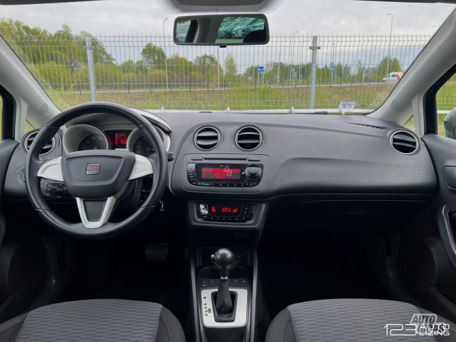 Black SEAT Ibiza 2010 in Taurage, with an engine capacity of 1.20 L and mileage of 281 thousand km for 3450 €, photo 13 on AUTOMOTO.COM.LV