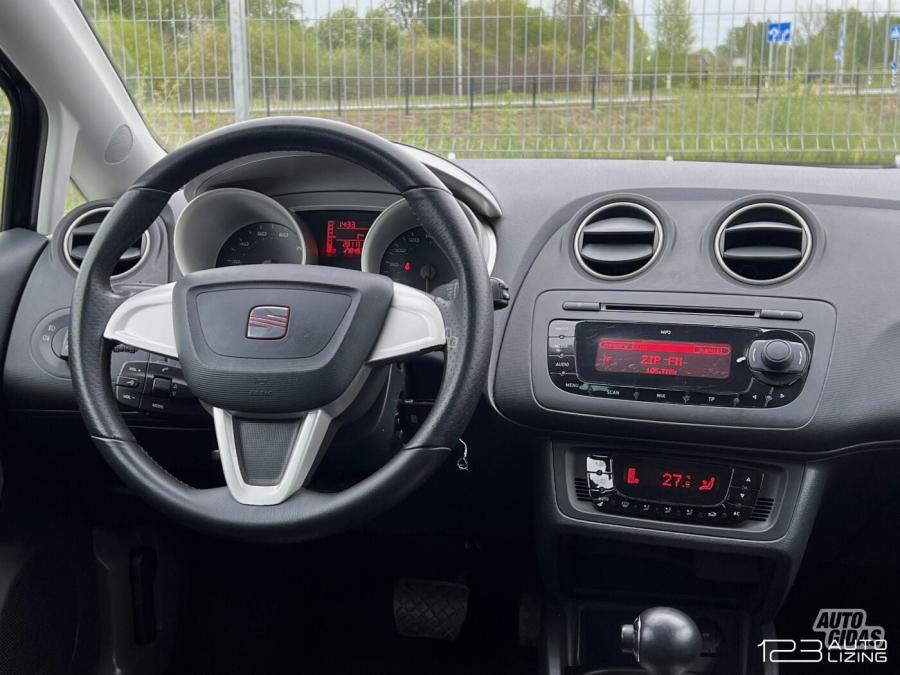 Black SEAT Ibiza 2010 in Taurage, with an engine capacity of 1.20 L and mileage of 281 thousand km for 3450 €, photo 14 on AUTOMOTO.COM.LV