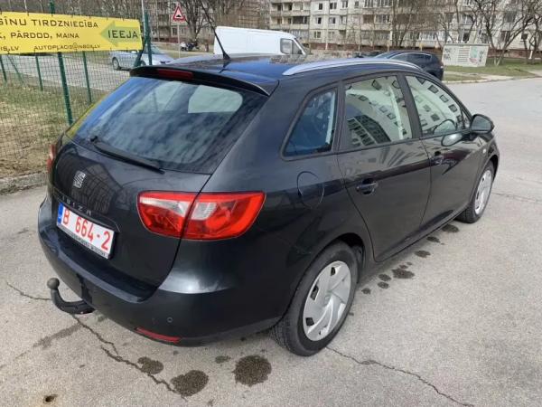 Black SEAT Ibiza 2010 in Riga, with an engine capacity of 1.60 L and mileage of 256 thousand km for 3250 €, photo 6 on AUTOMOTO.COM.LV