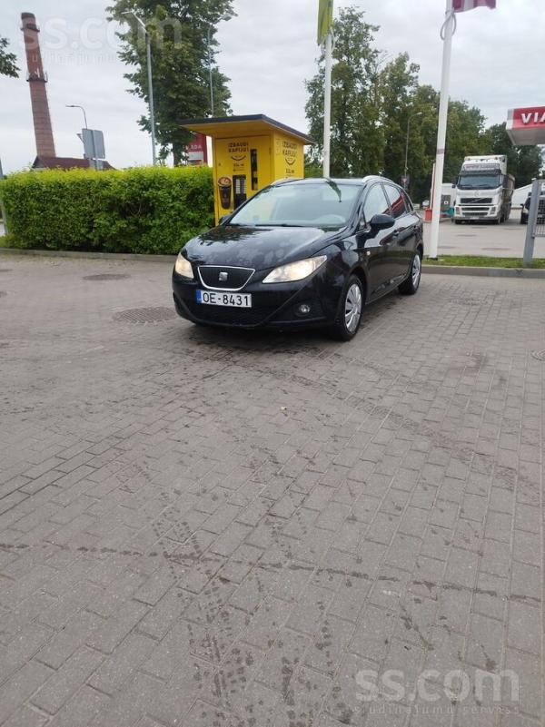 Black SEAT Ibiza 2012 in Jelgava, with an engine capacity of 1.20 L and mileage of 0 thousand km for 2650 €, photo 1 on AUTOMOTO.COM.LV