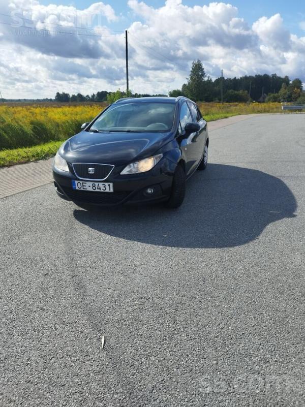 Black SEAT Ibiza 2012 in Jelgava, with an engine capacity of 1.20 L and mileage of 0 thousand km for 2100 €, photo 3 on AUTOMOTO.COM.LV