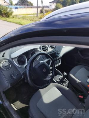 Black SEAT Ibiza 2012 in Jelgava, with an engine capacity of 1.20 L and mileage of 0 thousand km for 1900 €, photo 7 on AUTOMOTO.COM.LV
