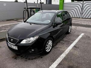Black SEAT Ibiza 2012 in Ukmerge, with an engine capacity of 1.20 L and mileage of 323 thousand km for 2300 €, photo  on AUTOMOTO.COM.LV