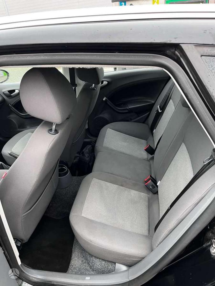 Melns SEAT Ibiza 2012 Ukmergė, ar dzinēja tilpumu 1.20 L un nobraukumu 323 tūkst. km par 2300 €, foto 6 vietnē AUTOMOTO.COM.LV