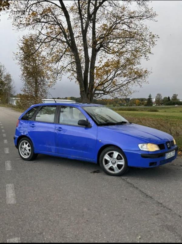 Blue SEAT Ibiza 2001 in Anyksciai, with an engine capacity of 1.90 L and mileage of 335 thousand km for 680 €, photo 1 on AUTOMOTO.COM.LV