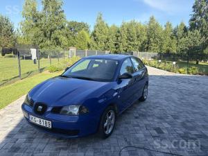 Blue SEAT Ibiza 2004 in Riga, with an engine capacity of 1.40 L and mileage of 223 thousand km for 1350 €, photo  on AUTOMOTO.COM.LV