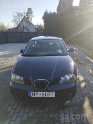 Blue SEAT Ibiza 2007 in Riga, with an engine capacity of 1.40 L and mileage of 225 thousand km for 2150 €, photo  on AUTOMOTO.COM.LV