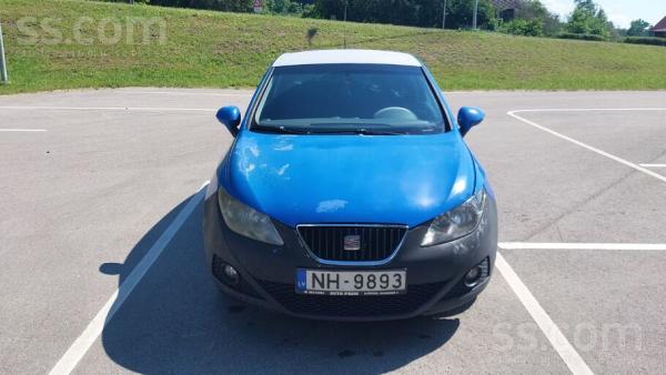 Blue SEAT Ibiza 2009 in Aluksne, with an engine capacity of 1.40 L and mileage of 0 thousand km for 1850 €, photo 4 on AUTOMOTO.COM.LV